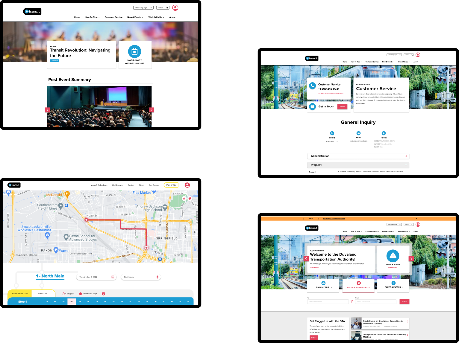 S4 | Our Work | Learn about our work with the eTransit